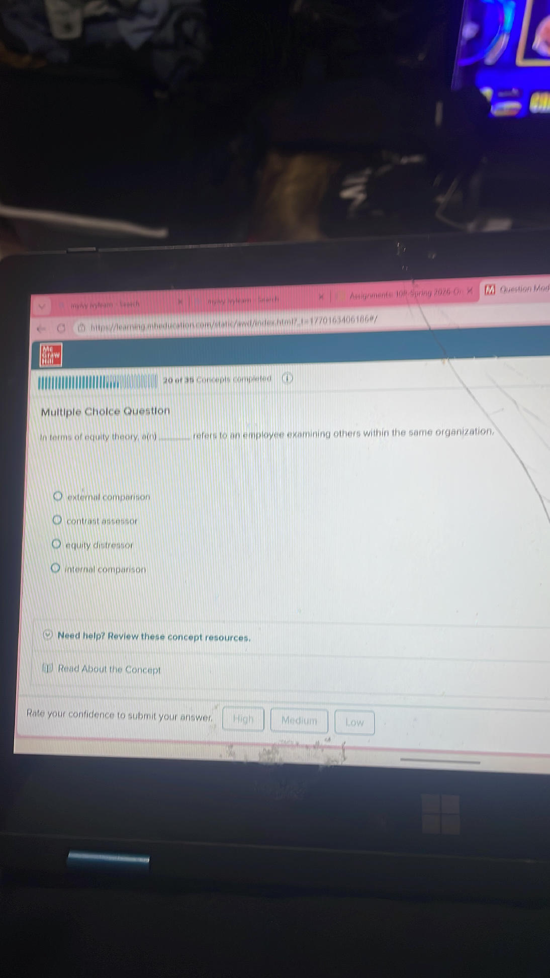 Multiple Choice Question In terms of equity | StudyX