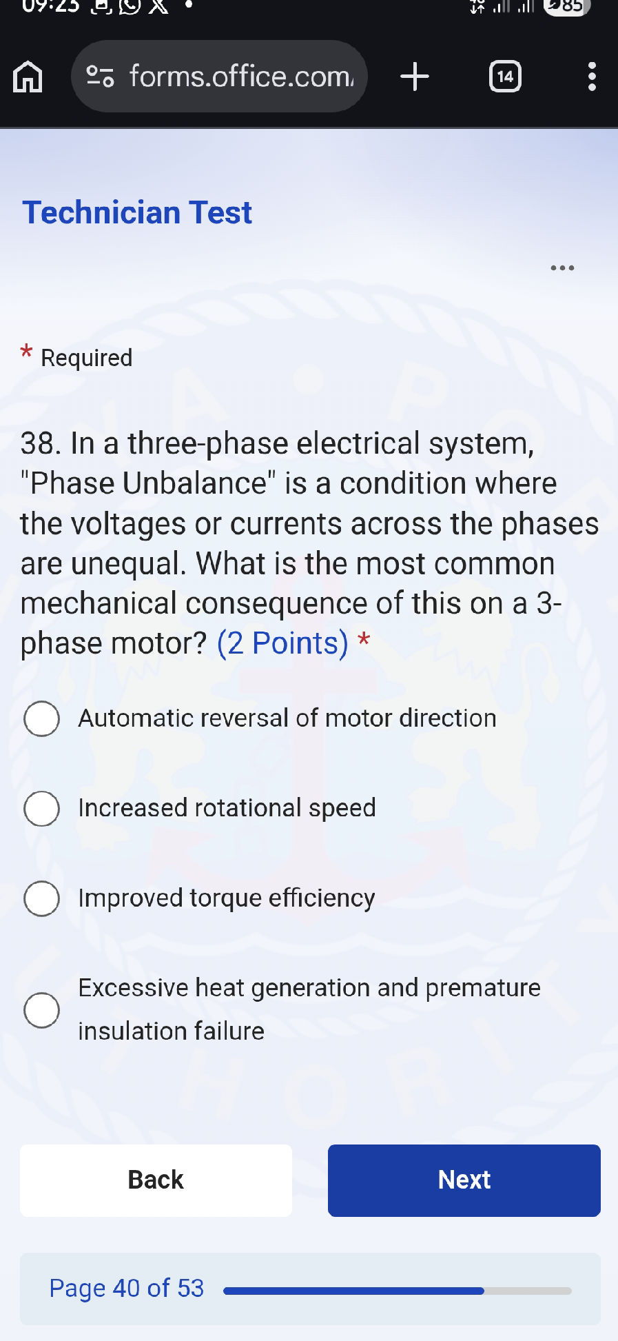In a three-phase electrical system, "Phase | StudyX