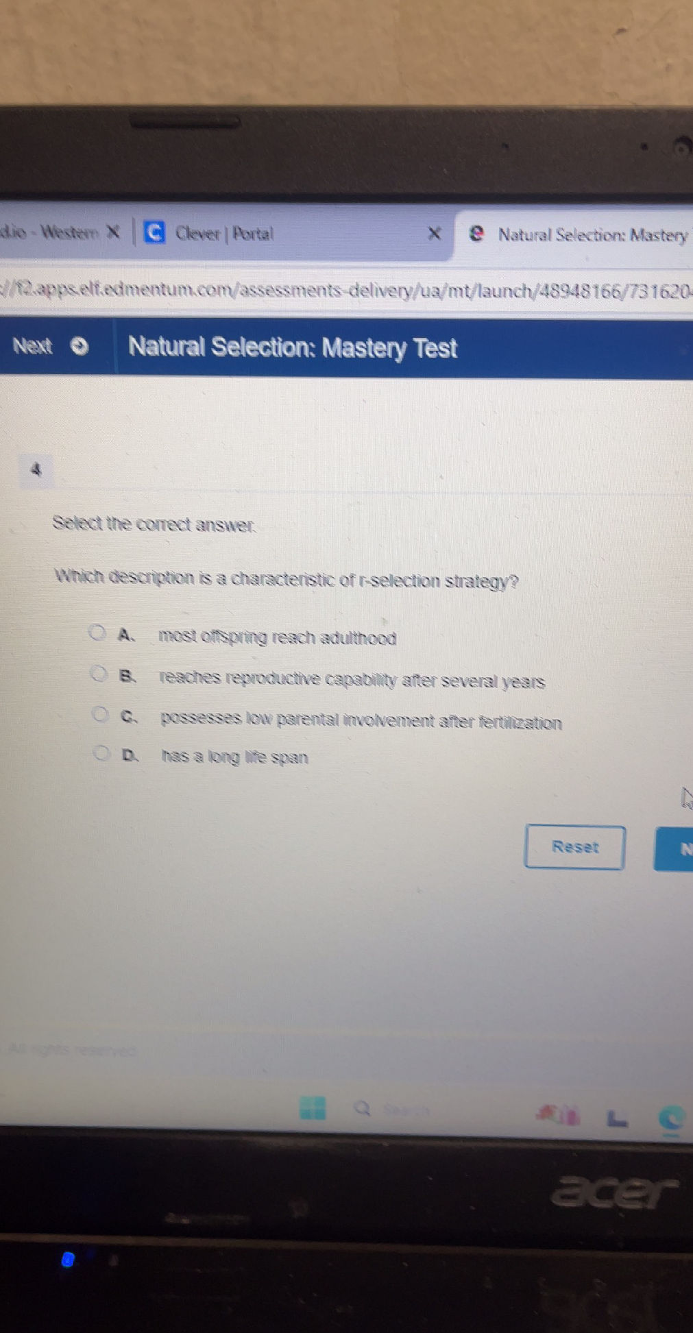Select the correct answer. Which description | StudyX
