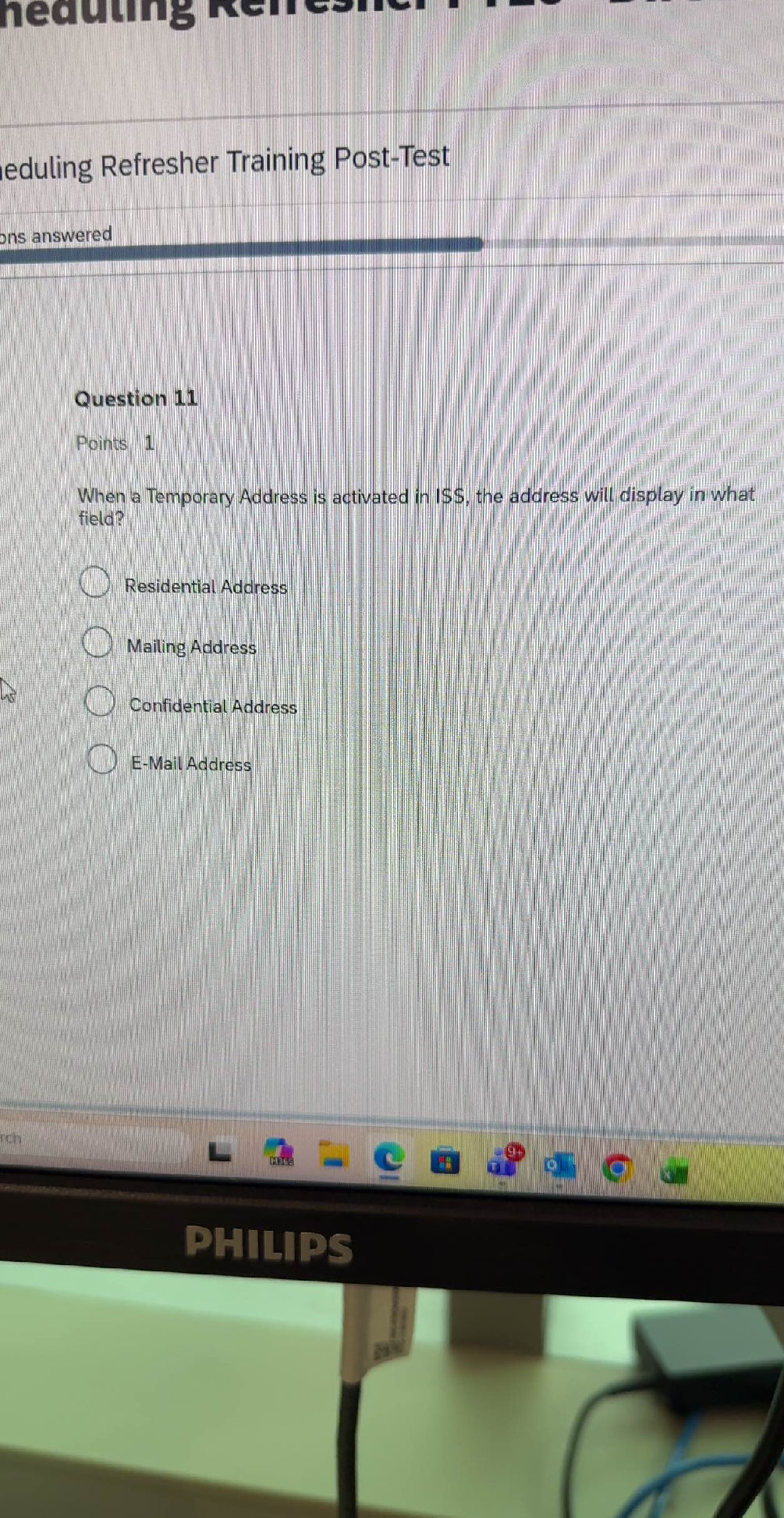 Question 11 Points 1 When a Temporary