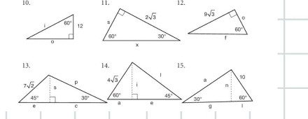 10. Triangle with angles 60 degrees and 90 | StudyX