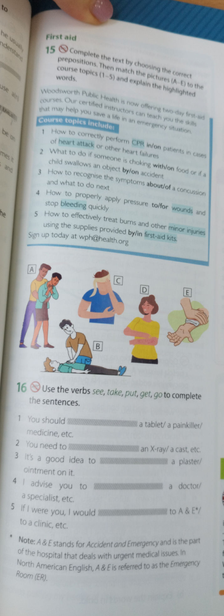 Complete the text by choosing the correct | StudyX