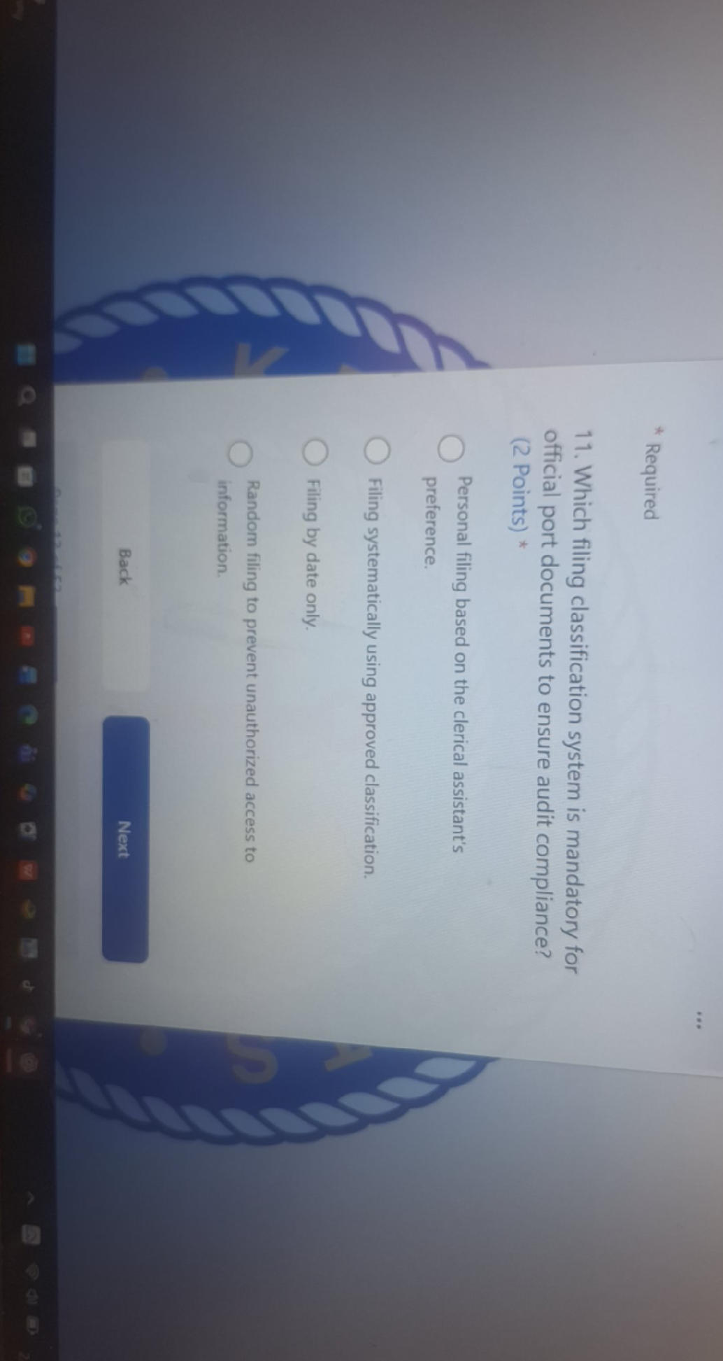 Which filing classification system is