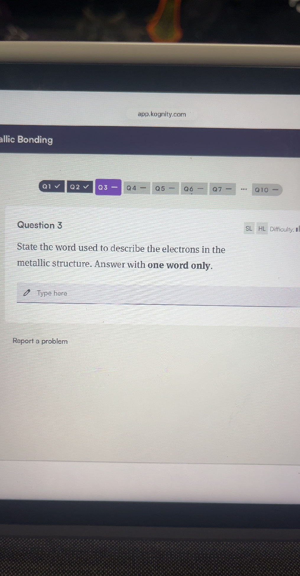 State the word used to describe the | StudyX