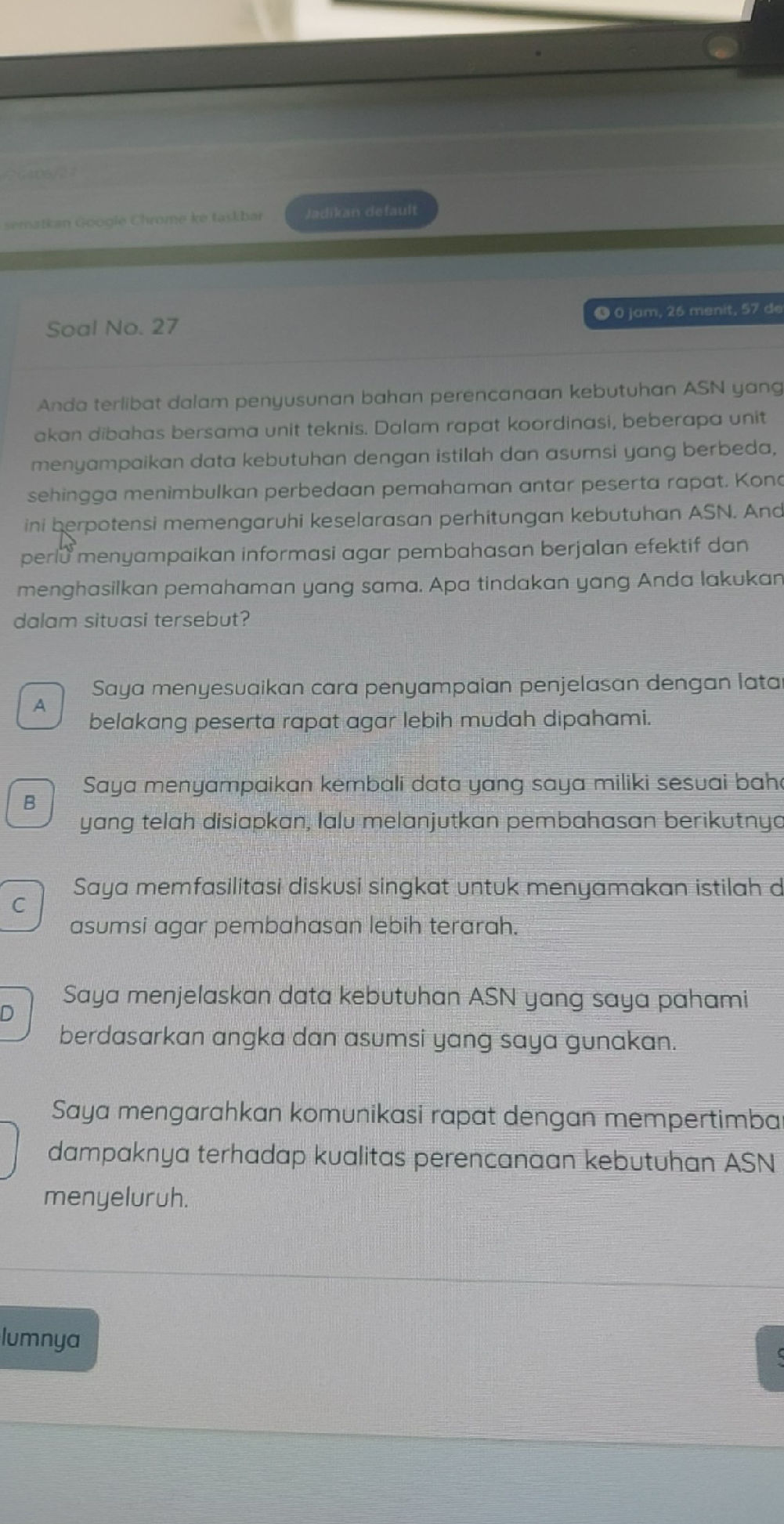 Anda terlibat dalam penyusunan bahan | StudyX