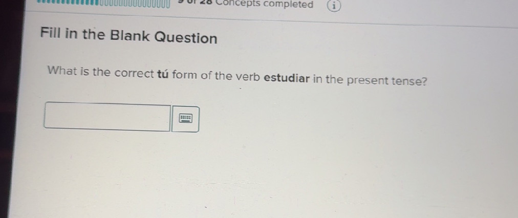 Fill in the Blank Question What is the | StudyX
