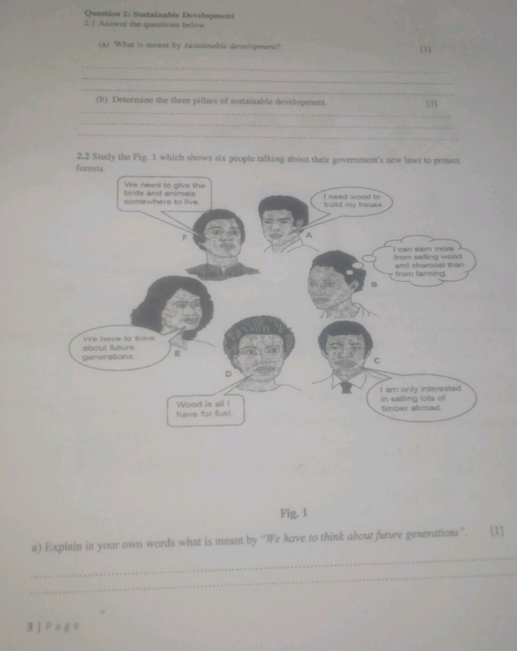 2. 1 Answer the questions below (a) What | StudyX