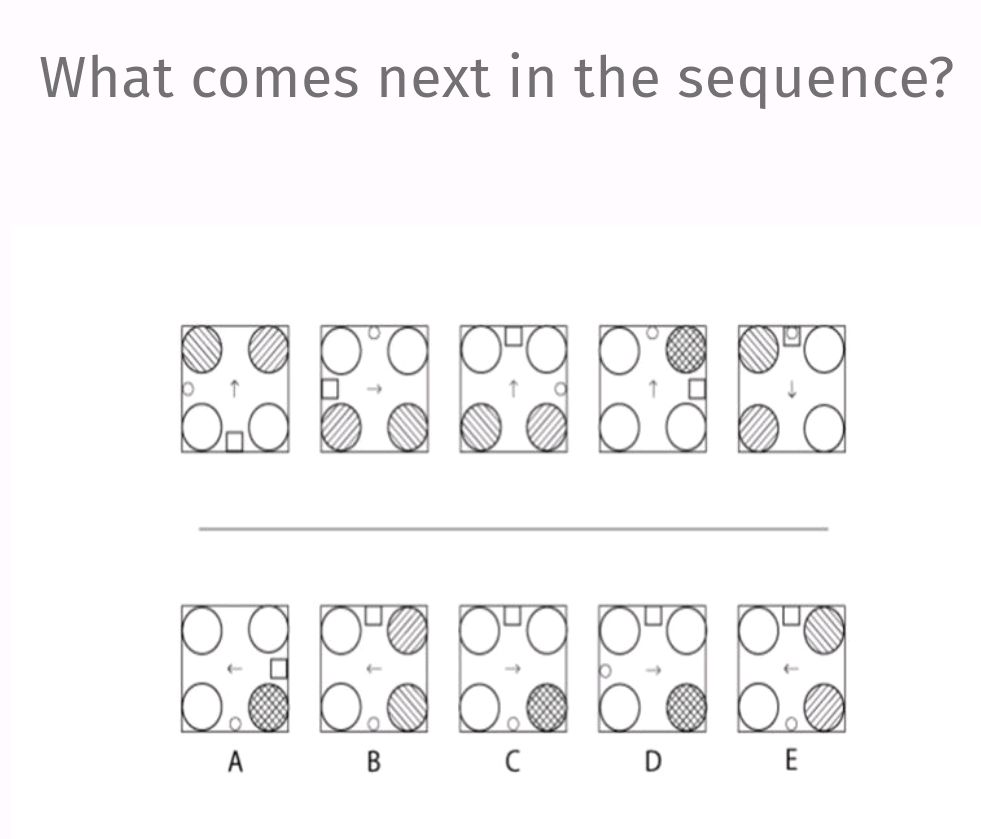 What comes next in the sequence? Each image | StudyX