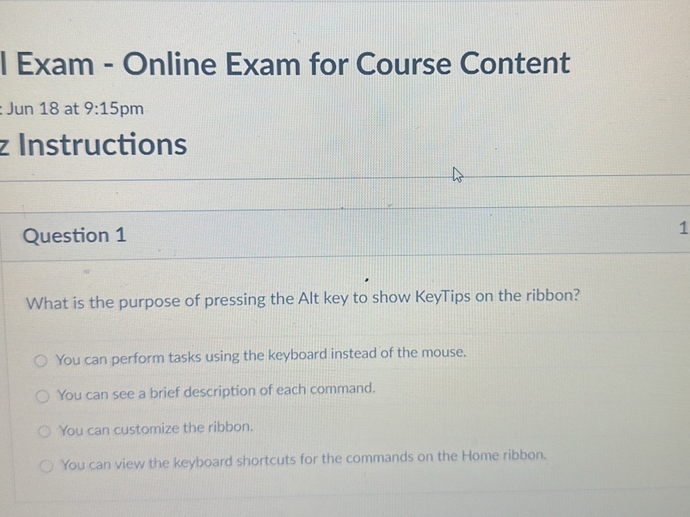What is the purpose of pressing the Alt key | StudyX