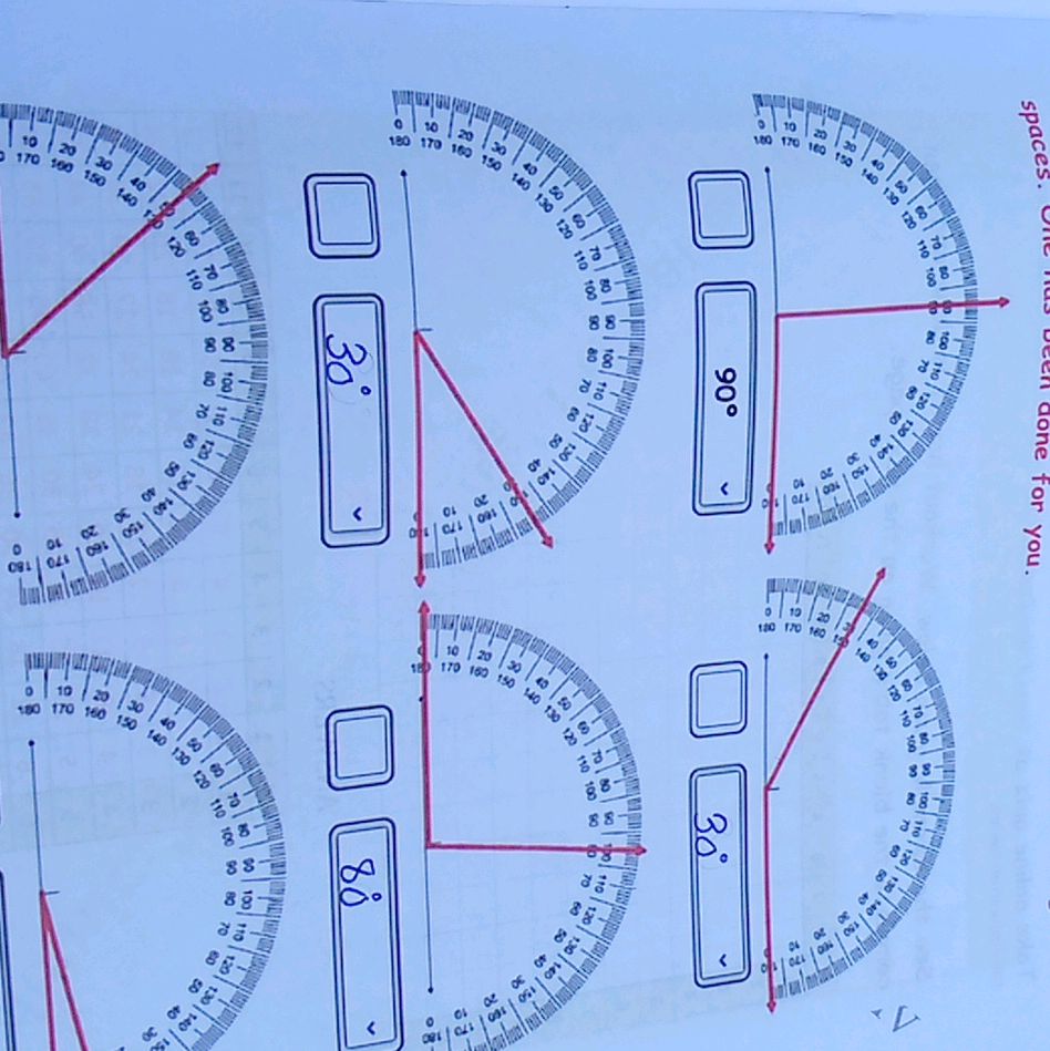 The image shows several angles measured | StudyX