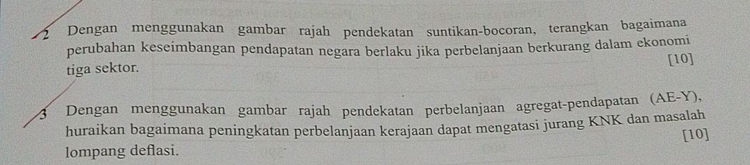 2. Dengan menggunakan gambar rajah | StudyX