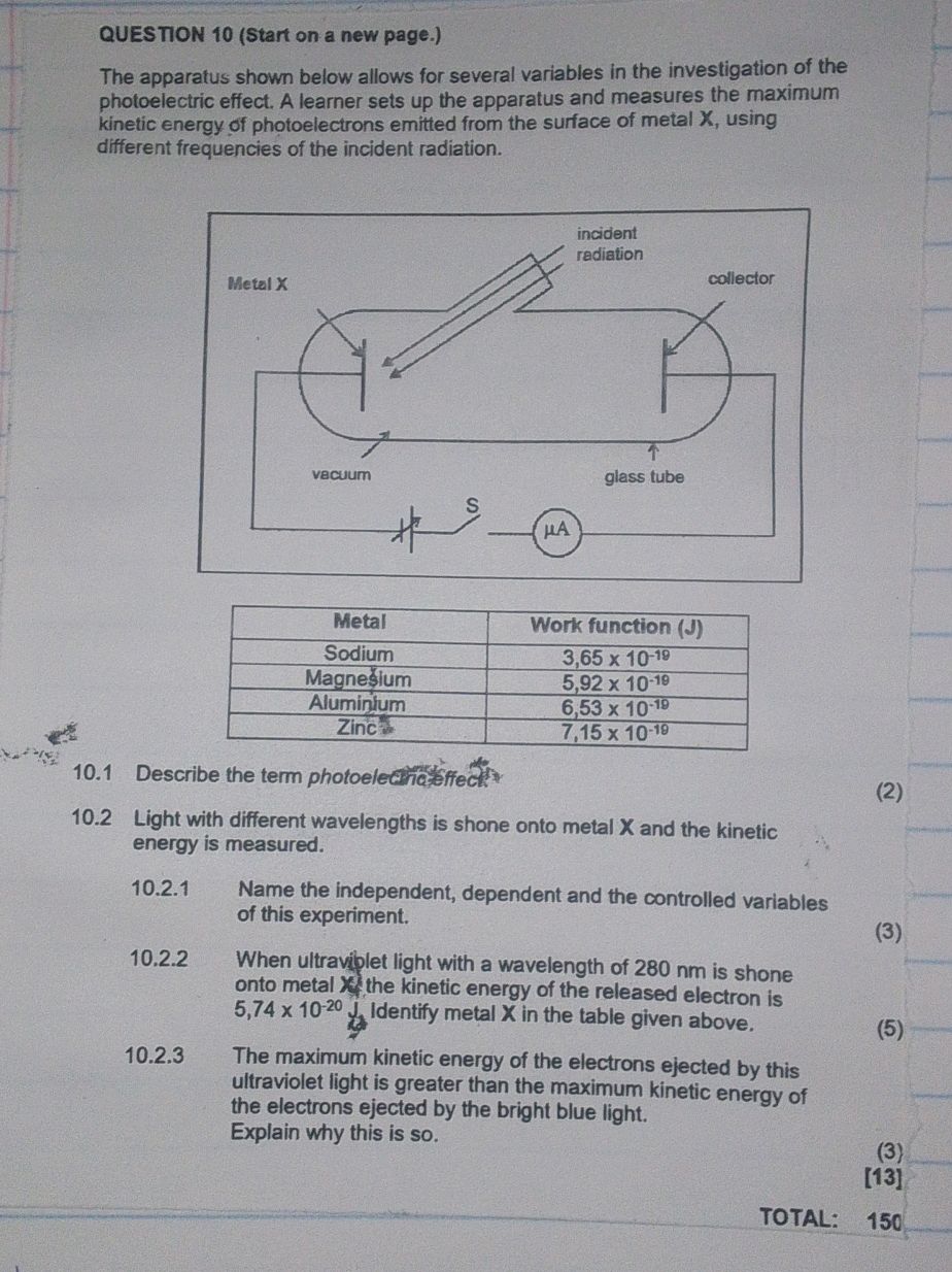 The apparatus shown below allows for several | StudyX