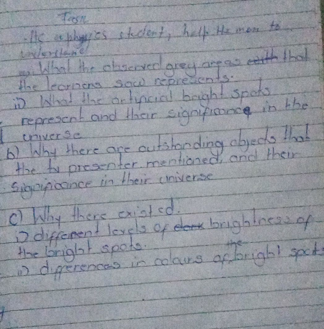 Task - As a physics student, help the man to | StudyX