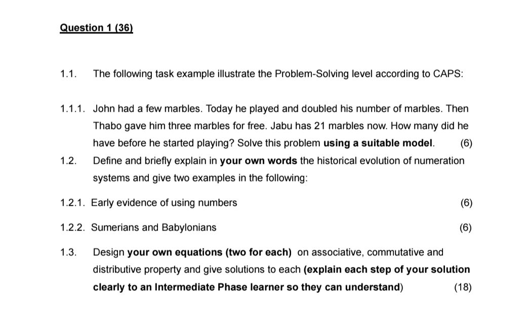 1.1. The following task example illustrate | StudyX
