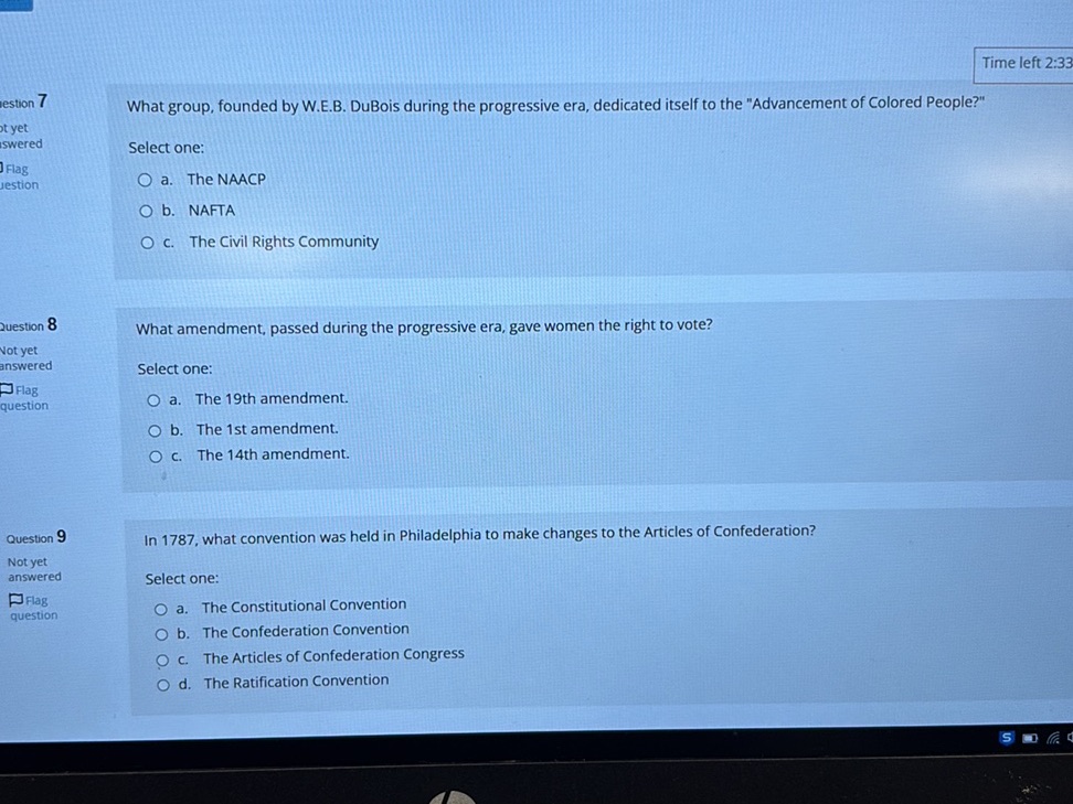 What group, founded by W.E.B. DuBois during | StudyX