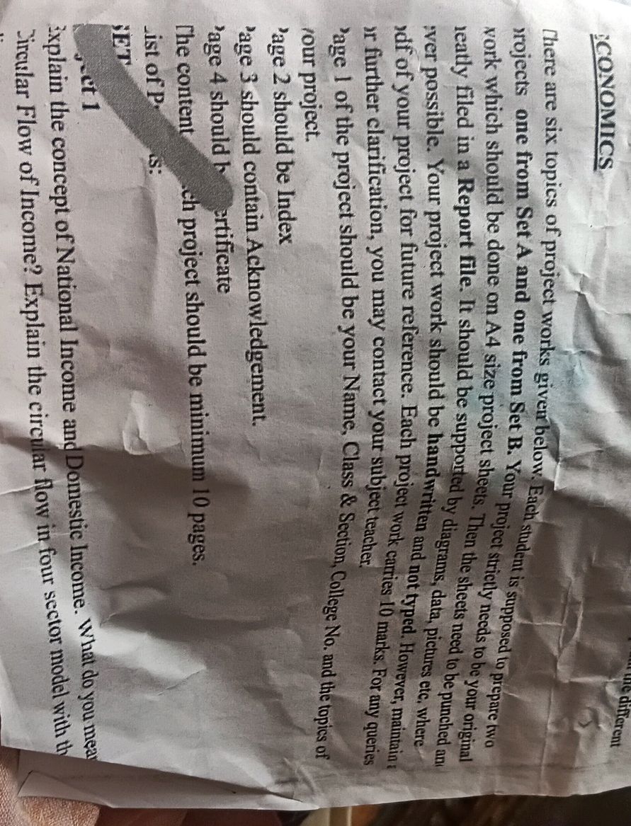 Explain the concept of National Income and | StudyX