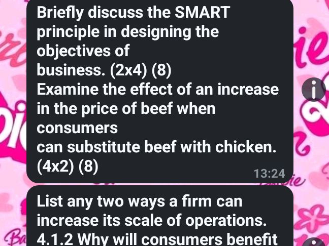 Briefly discuss the SMART principle in | StudyX
