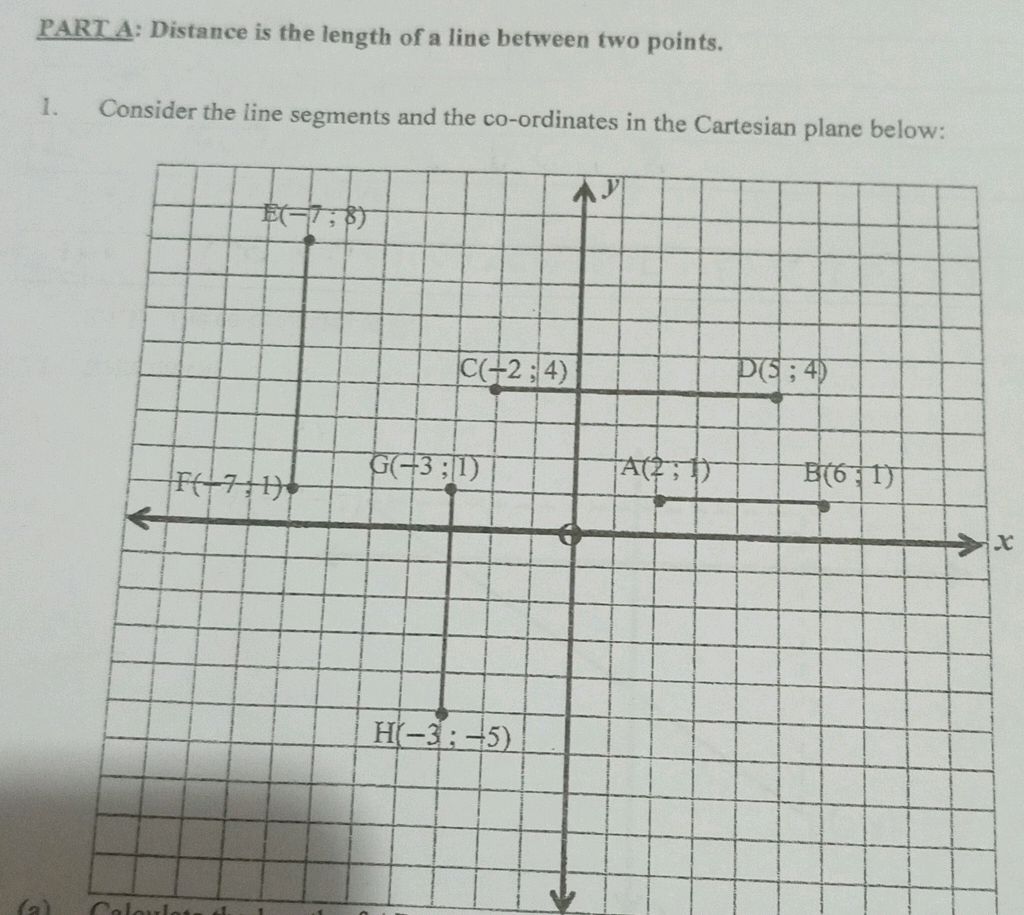 Consider the line segments and the | StudyX