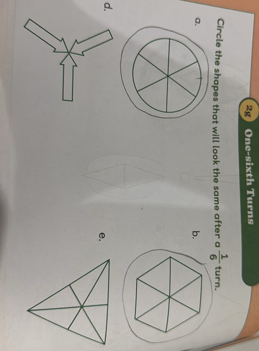 Circle the shapes that will look the same | StudyX