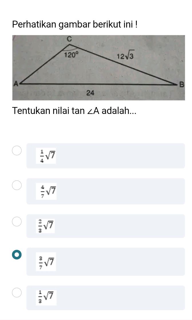 Perhatikan gambar berikut ini ! ``` A | StudyX