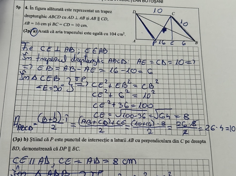 4. În figura alăturată este reprezentat un | StudyX