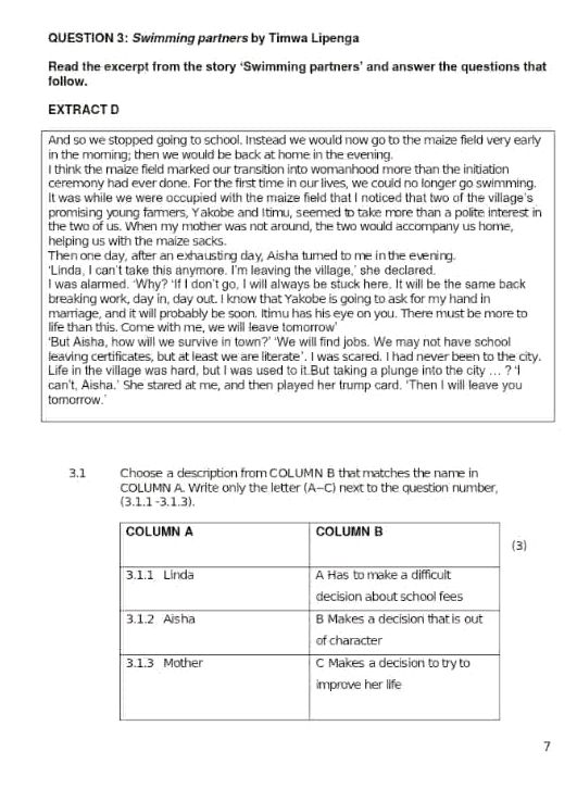 QUESTION 3: Swimming partners by Timwa | StudyX
