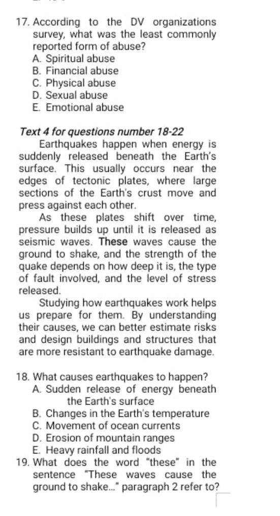 17. According to the DV organizations | StudyX