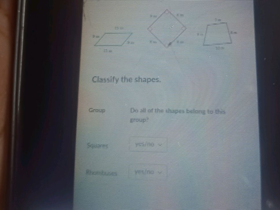 Classify the shapes. | Group | Do all of | StudyX