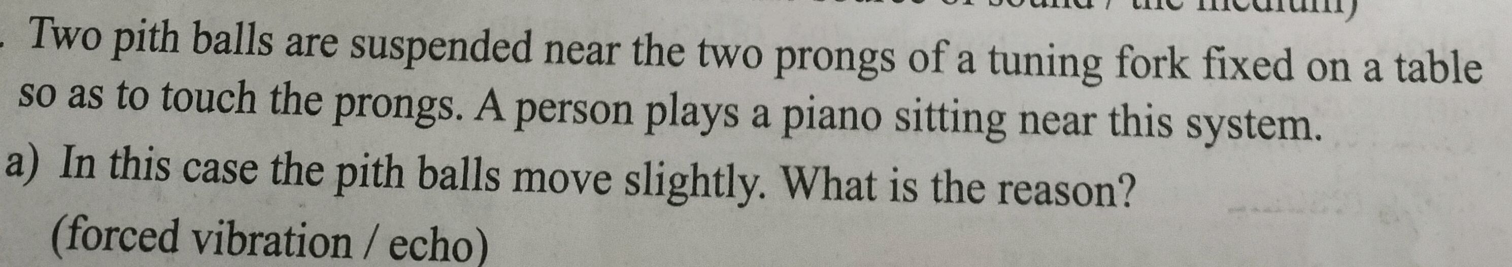 Two pith balls are suspended near the two | StudyX