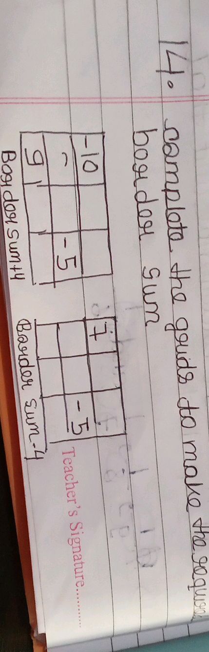 14. complete the grids to make the requion | StudyX