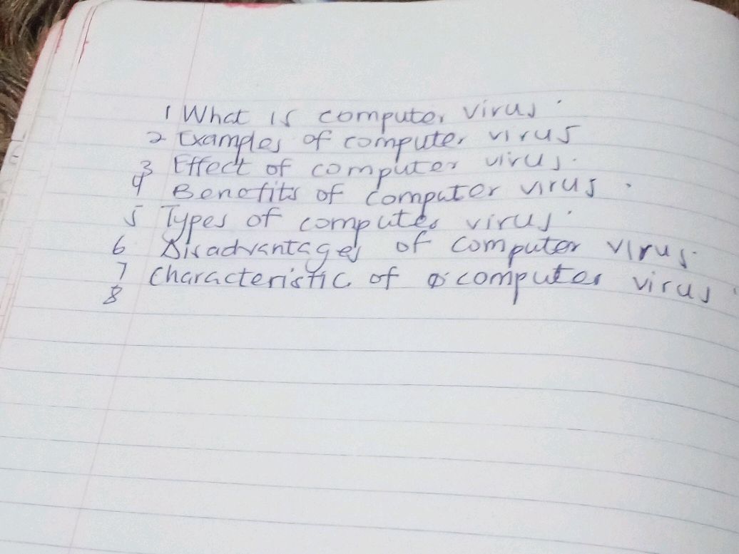 1 What is computer virus. 2 Examples of | StudyX