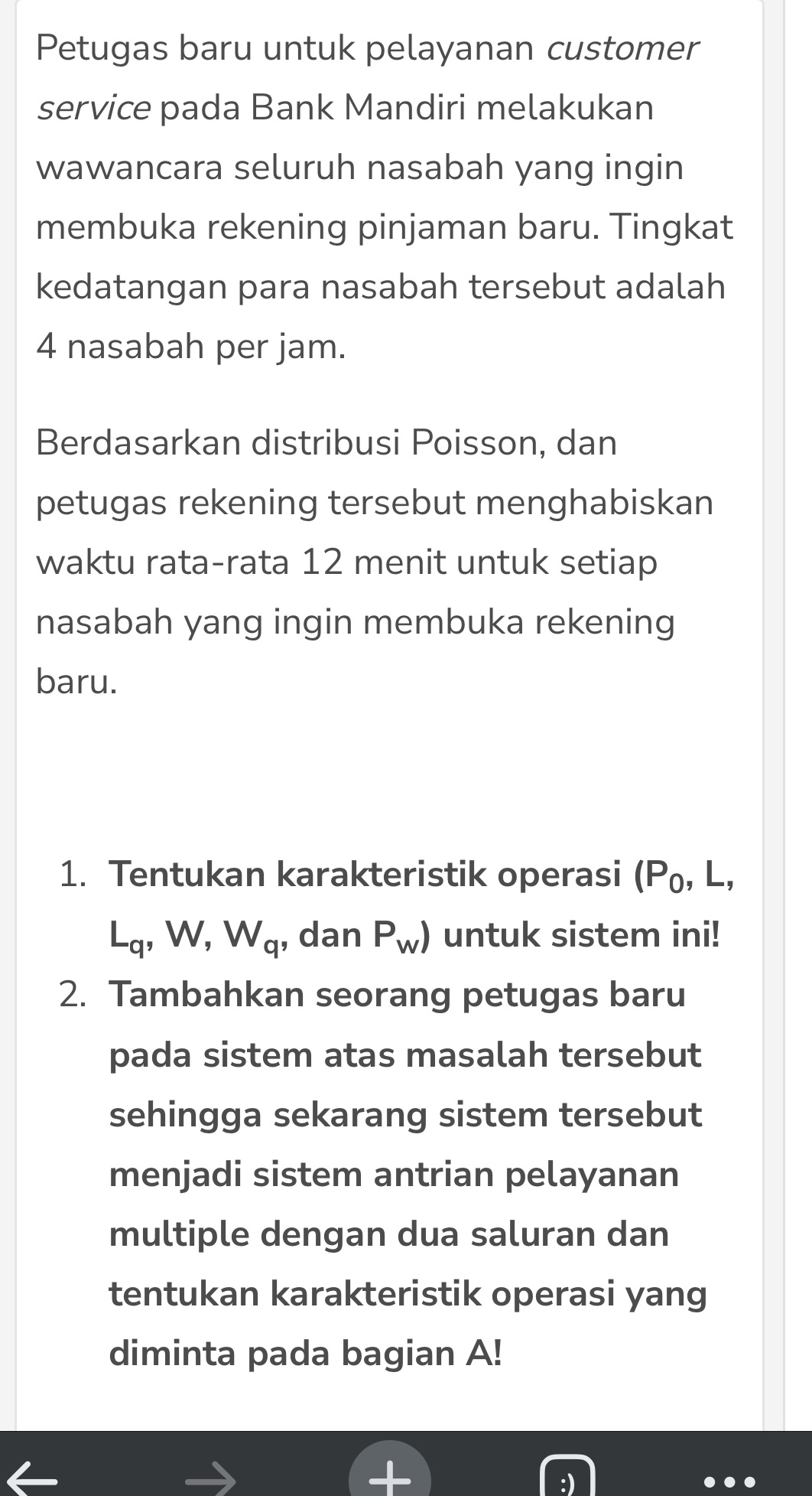 Petugas baru untuk pelayanan customer