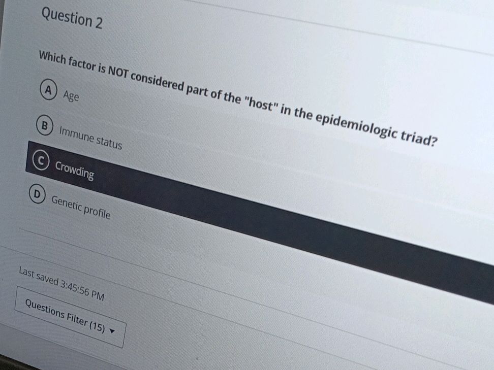Which factor is NOT considered part of the | StudyX