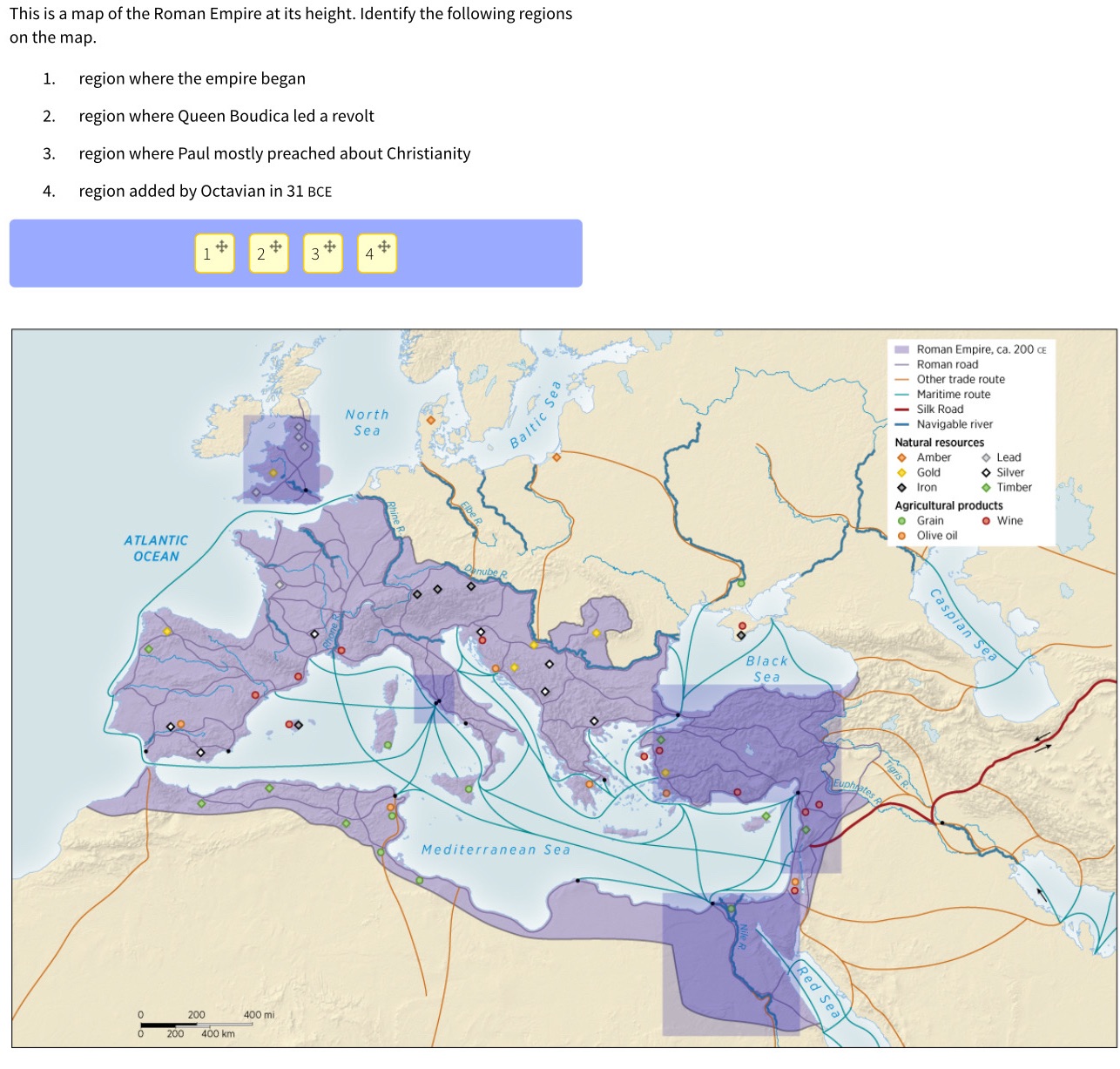 This is a map of the Roman Empire at its