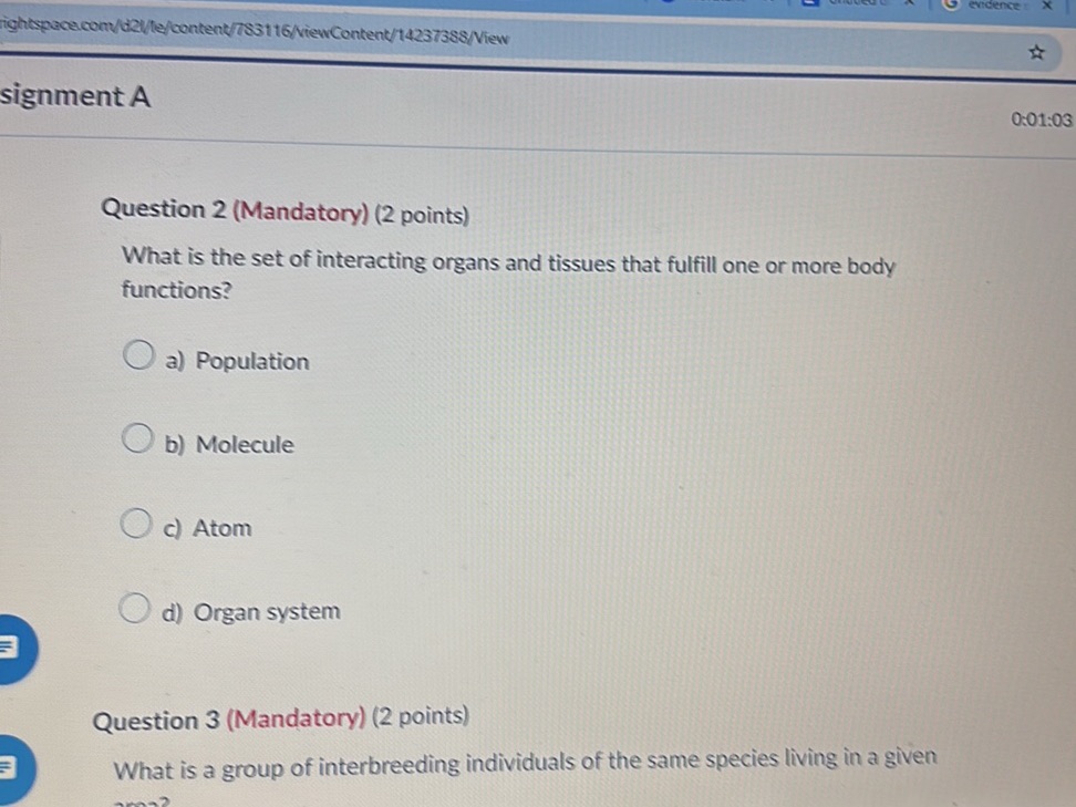 Question 2 (Mandatory) (2 points) What is | StudyX