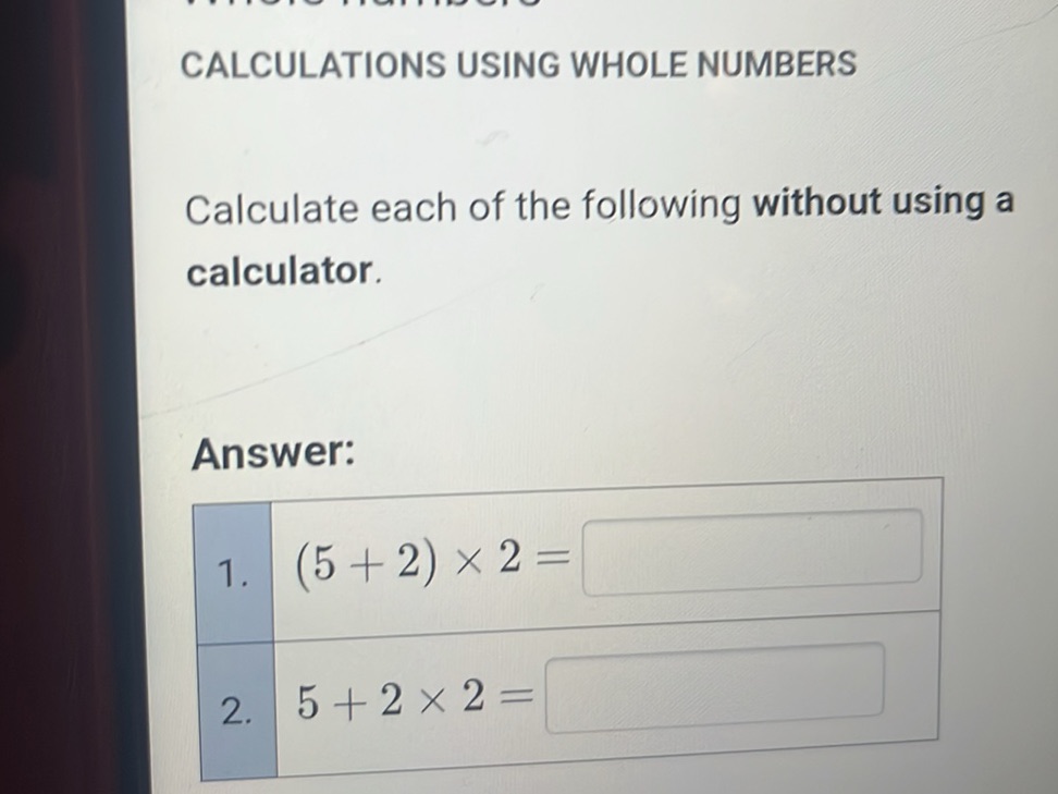 Calculate each of the following without | StudyX