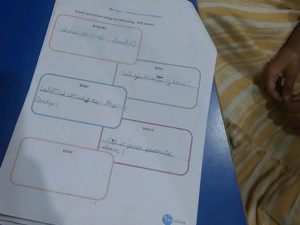 Frame questions using the following - WH | StudyX