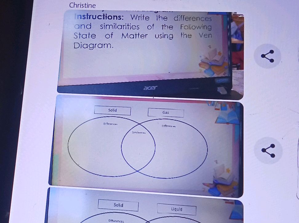 Instructions: Write the differences and | StudyX