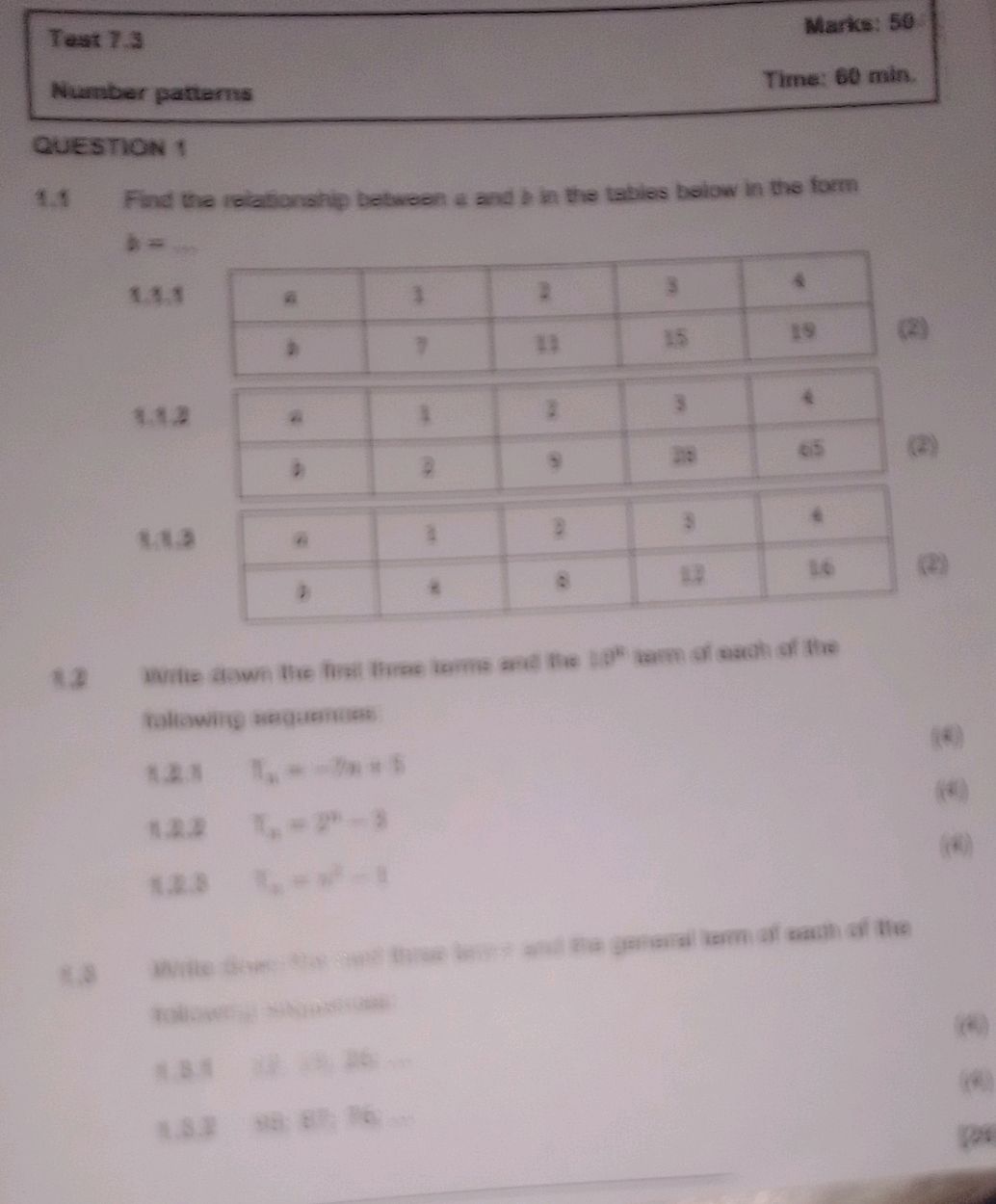 Find the relationship between a and b in the | StudyX