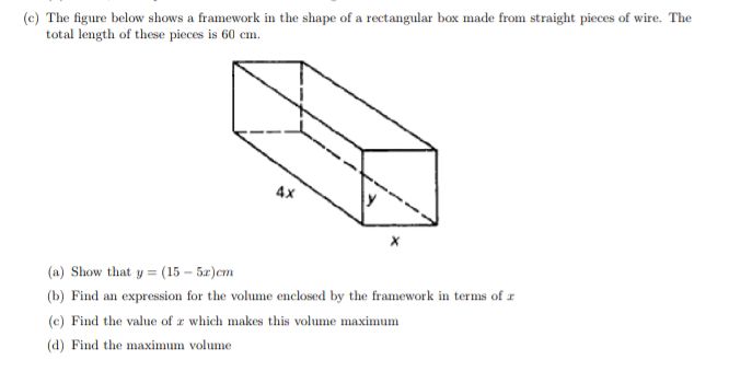 (c) The figure below shows a framework in | StudyX