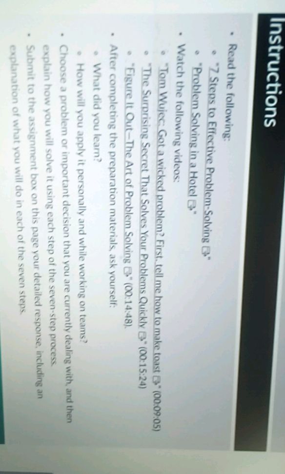 Read the following: "7 Steps to Effective | StudyX