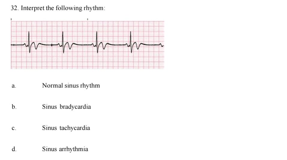 32. Interpret the following rhythm: a. | StudyX