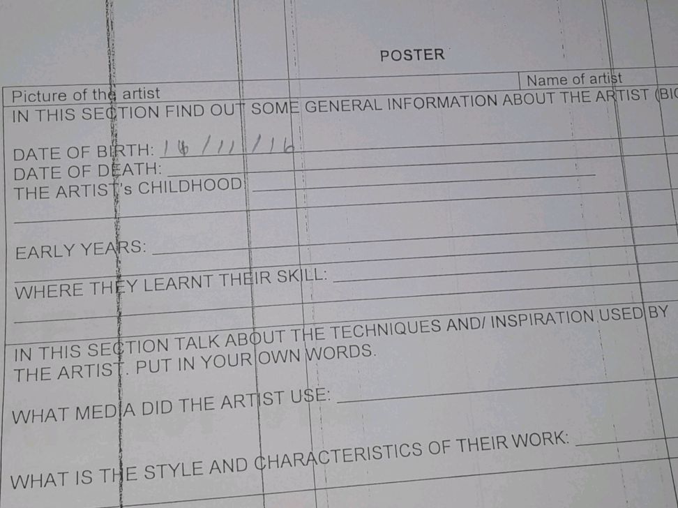 Picture of the artist IN THIS SECTION FIND | StudyX
