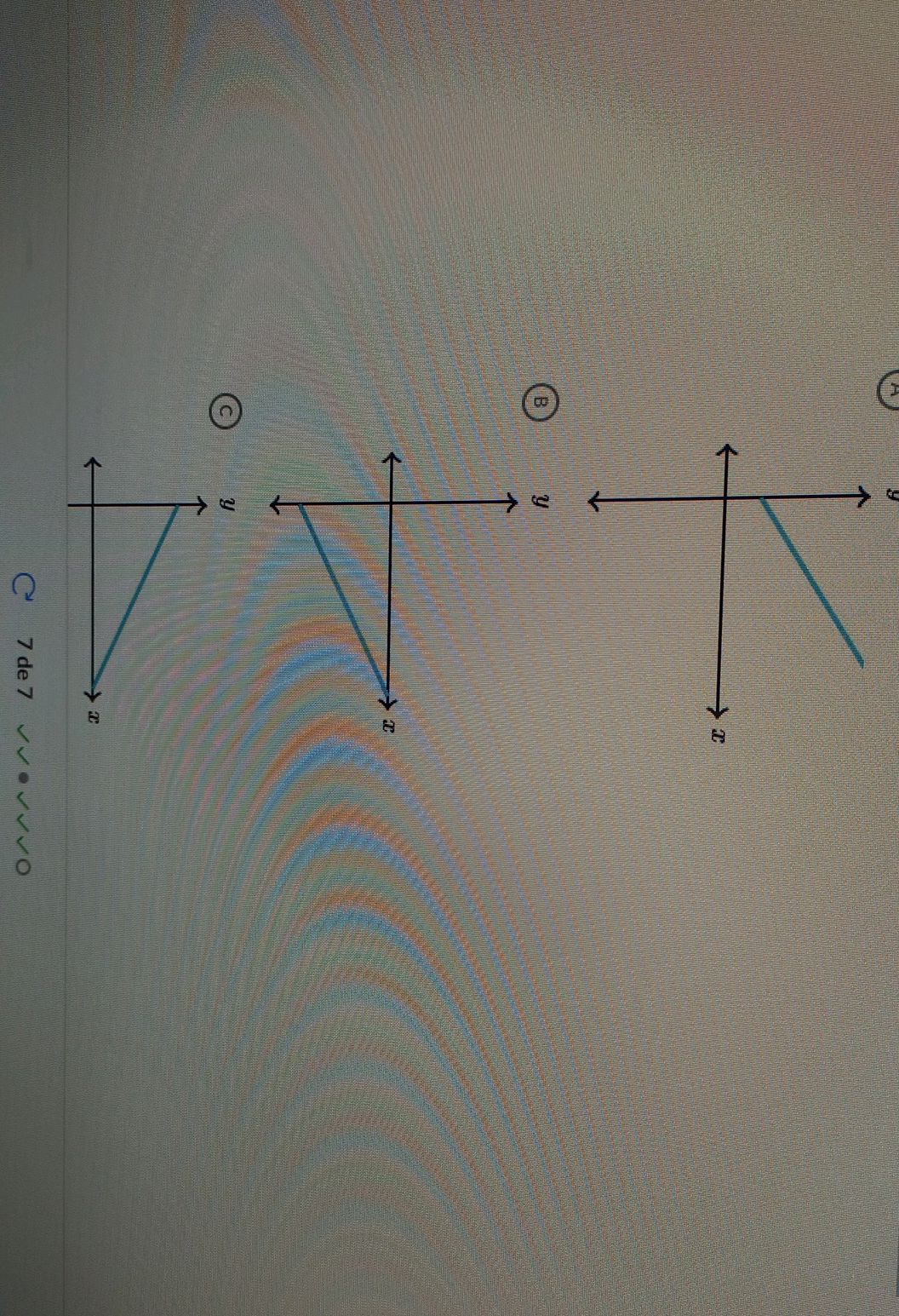 A graph is shown with three options. A. A | StudyX