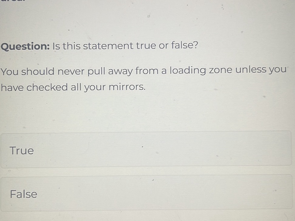 Question: Is this statement true or false? | StudyX