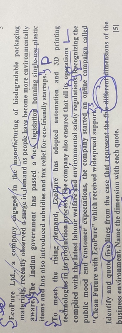 Identify and quote five lines from the case | StudyX