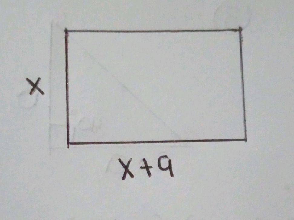 The image shows a rectangle with sides | StudyX