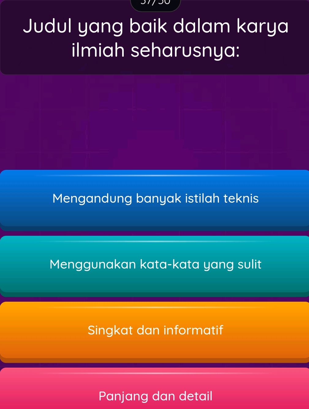 Judul yang baik dalam karya ilmiah | StudyX