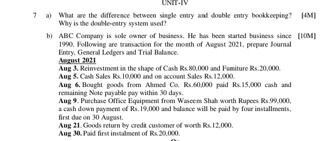 a) What are the difference between single | StudyX