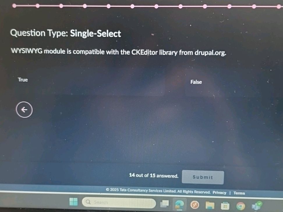 WYSIWYG module is compatible with the | StudyX